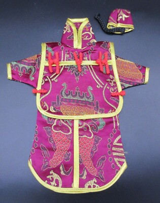 Traditional 3-piece Purple Ancient Chinese look Doll Outfit with cap 10 ...