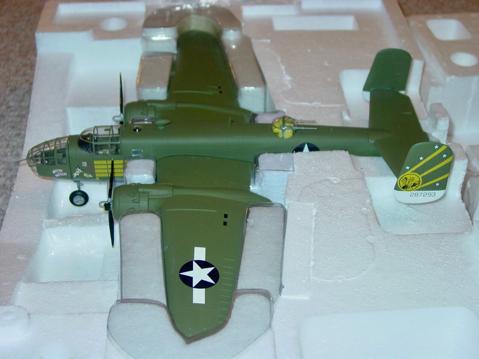 Franklin Mint Armour diecast B-25C Mitchel USAAF "Mitch the Witch ...