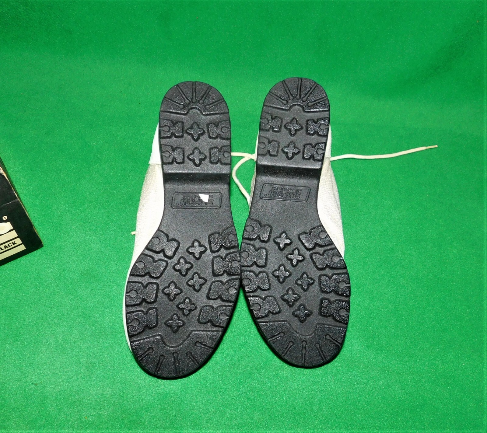 🔥 NOS SIMPSON CREW SHOES SPORT RACING SHOES LIGHTWEIGHT MED-TOP WHITE ...