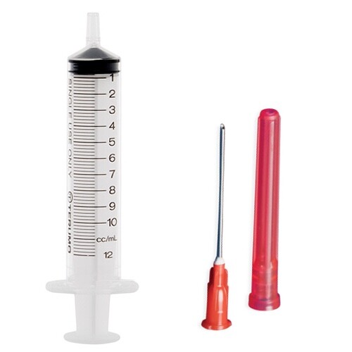 10ml Syringes + Blunt Tip Needles. Ink, Glue, Solvent, Oil, Fish Bait ...