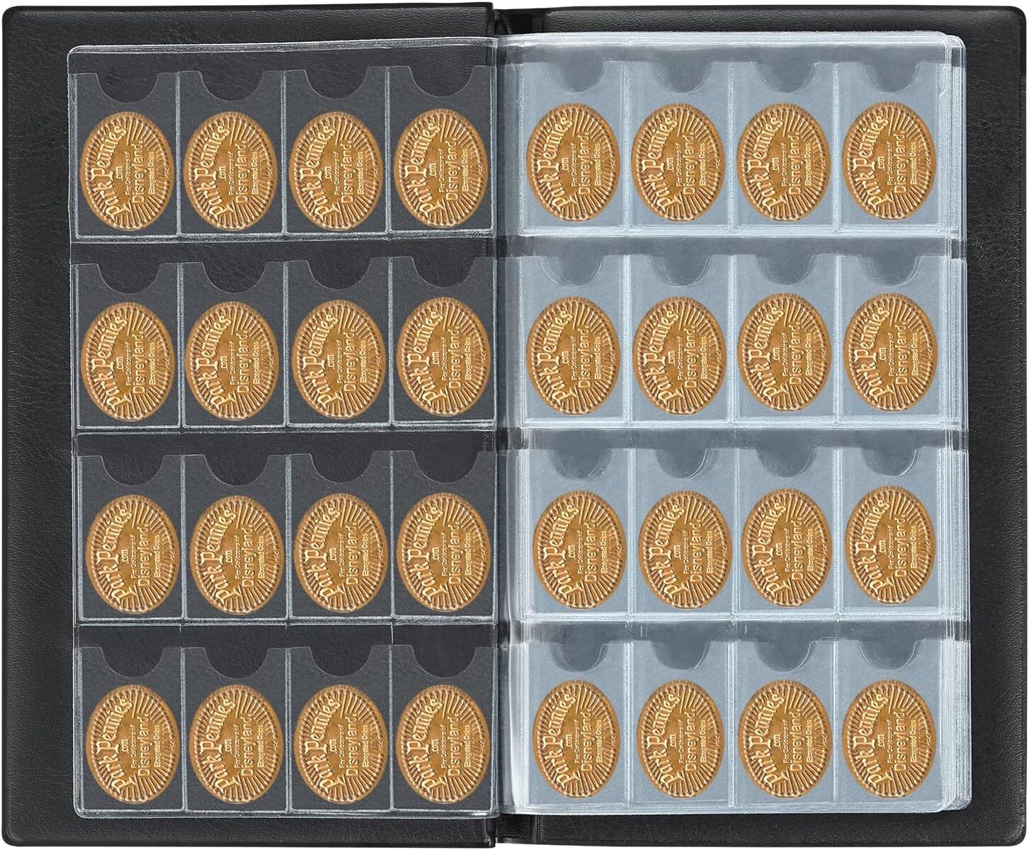 Pressed Penny Collecting Book Album, Penny Collection Book Holds 160 ...