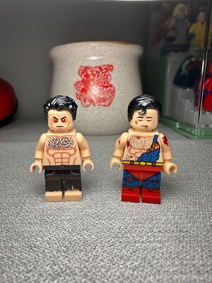 minifig mini brick Apple & Mr.J Bat Brick superman | eBay