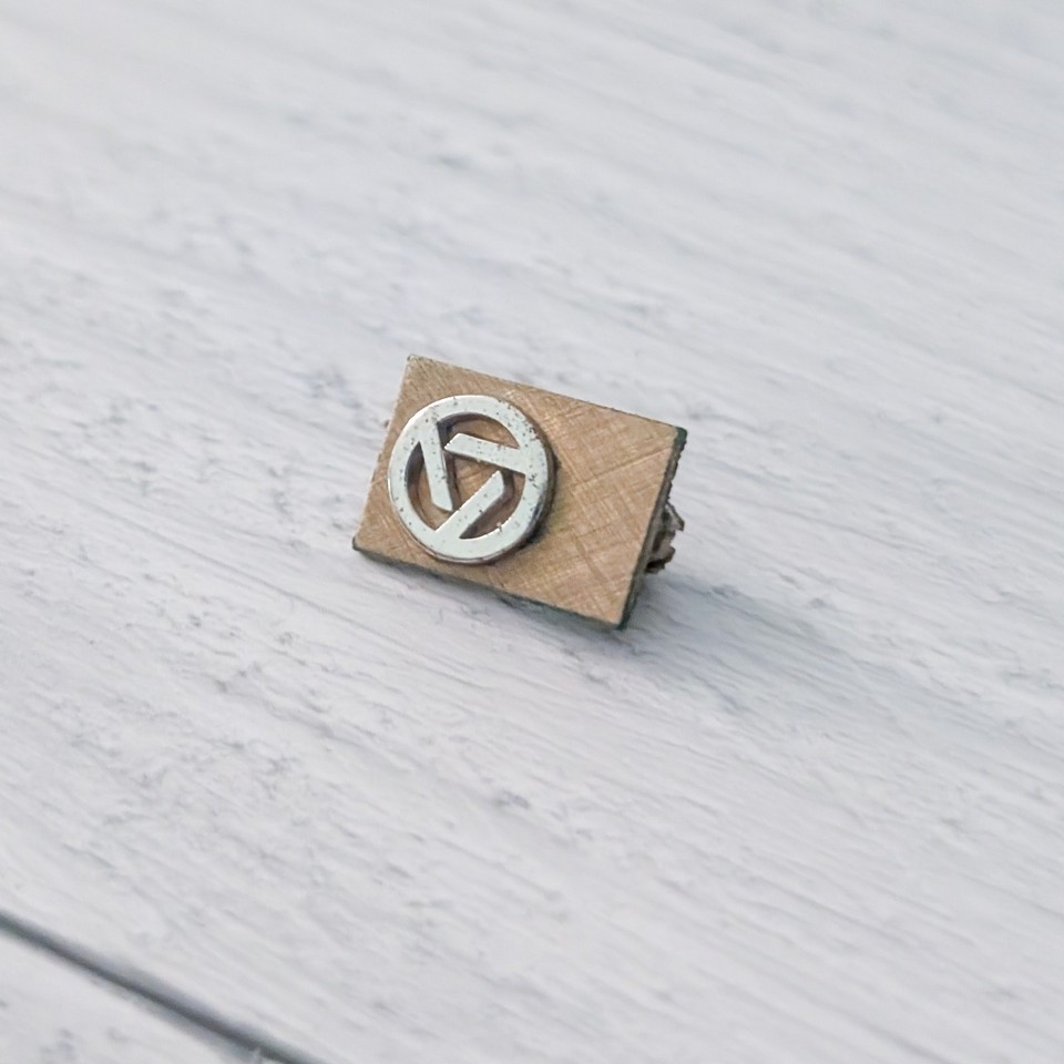 Vintage Balfour Pin Triangle Emblem in Box - Heavy Tarnish/Condition ...