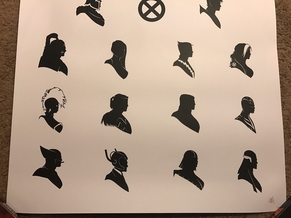 X-Men AZ Print Poster Mondo Movie Marvel Comics Wolverine Uncanny ...