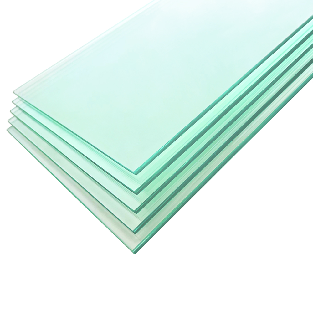 5pk Rectangular Tempered Glass Shelf Panel Thick 3/16" Flat Various ...