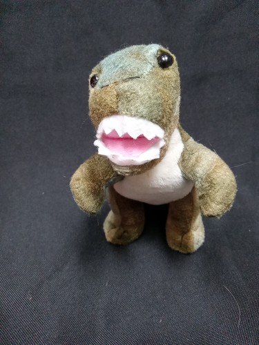 Cuddle Zoo T-Rex Dinosaur Plush Toy Soft Body Big Teeth 3" Tall | eBay
