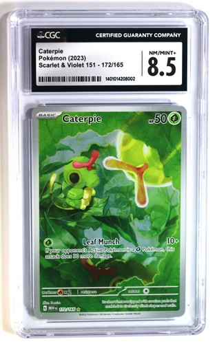 Pokemon TCG Caterpie - 172/165 Scarlet & Violet 151 Illustration Rare ...