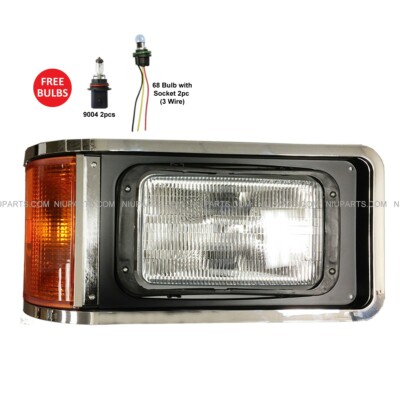 Headlight Set - Passenger Side (Fit: Mack CH613 SFA Hood Truck 1990 ...