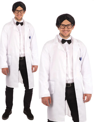 Doctors Coat Fancy Dress Costume Doctor Nurse Surgeon Halloween Outfit ...