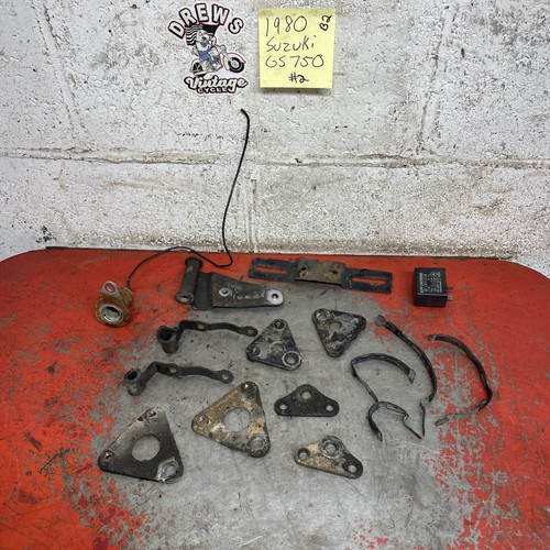 1980 Suzuki GS750 GS 750 Engine Mounts Cable Ties Miscellaneous Mounts ...