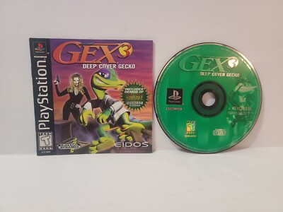 Gex 3: Deep Cover Gecko (Sony PlayStation 1) PS1 Game And Manual Only ...