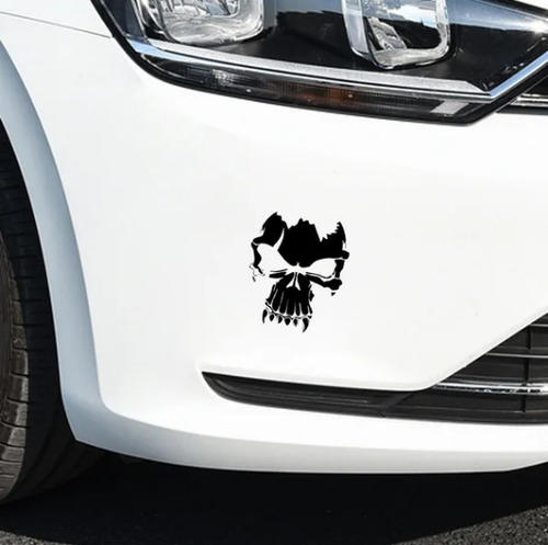 Skull Decal Car Biker Motorcycle Truck Window Tumbler Stickers | eBay