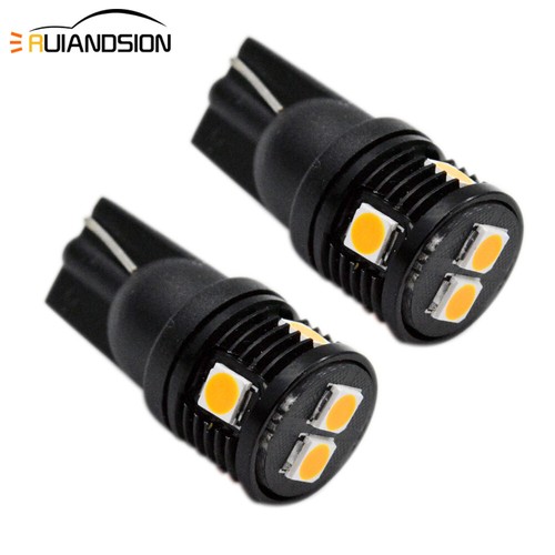 2X 12-24V T10 W5W 3030 6SMD LED Interior Dash Light Side Parker Wedge ...
