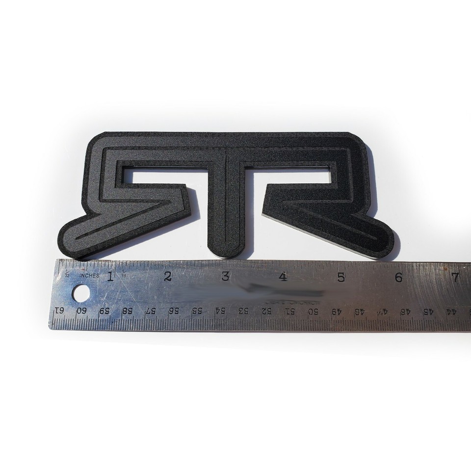 (1) RED RTR Emblem Fits FORD MUSTANG Rear Deck Lid Badge Nameplate ...