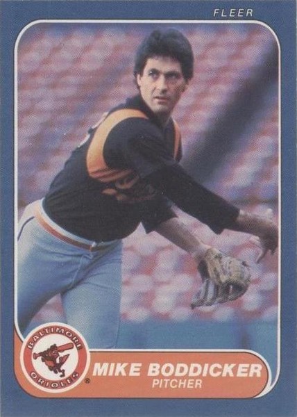 1986 Fleer - #269 Mike Boddicker for sale online | eBay