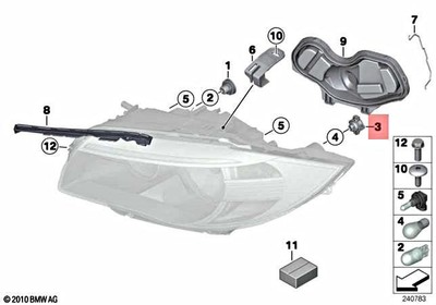 Genuine BMW E81 E82 E87 E87N Bulb Socket Turn Corner Light OEM ...