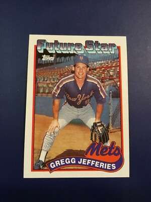 1989 Topps # 233 GREGG JEFFERIES Rookie RC Future Star New York Mets ...