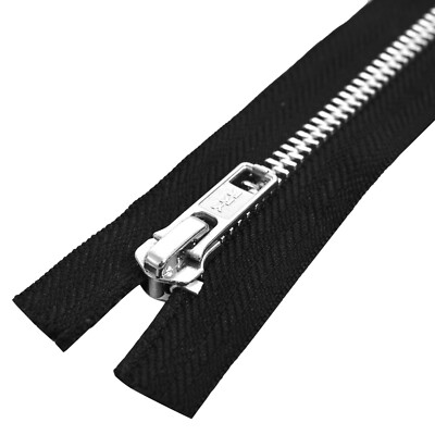 Zip, Zipper, Heavyweight, Closed End,Metal YKK,Black 9,10,12,14,16 ...