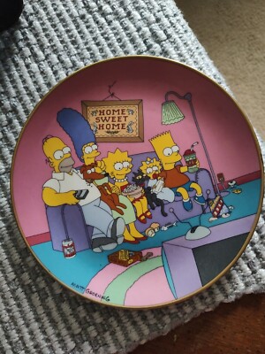 Simpsons Plate | eBay