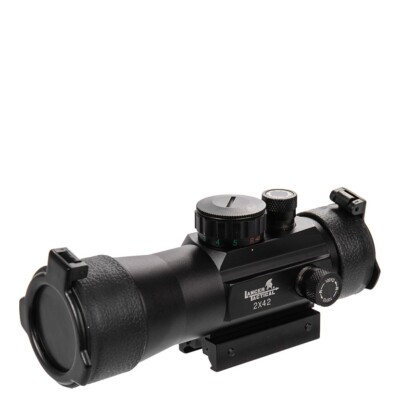 Lancer Tactical 2X Magnified Adjustable Red Green Dot Reflex Sight ...
