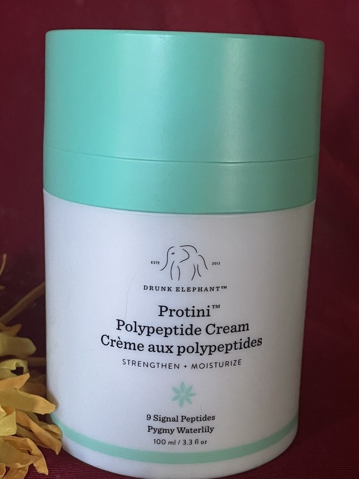 DRUNK ELEPHANT PROTINI FACE CREAM WATERLILY HUGE SIZE 3.3 OZ AUTHENTIC ...