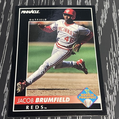 1992 Pinnacle #553 Jacob Brumfield Cincinnati Reds Rookie Prospect | eBay