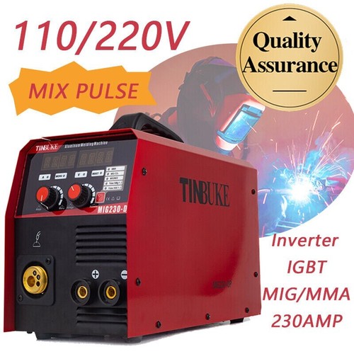 Double Pulse Aluminum Welder Machine 110/220V MIG/MMA AlMg AlSi 24AK ...