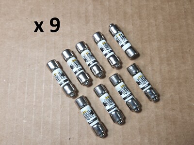 QTY x9 / NEW Bussmann FNQ-R-8 Current Limiting 8A Time-Delay CC Fuse ...