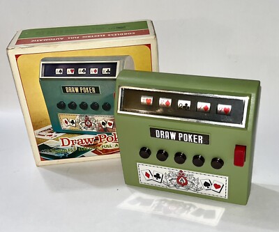 VINTAGE Waco 1972 Draw Poker Cordless Electric Game Complete in Box ...