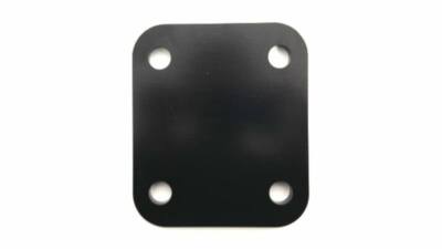 4" Black Tow Bar Drop Plate Trailer Caravan Hitch Drop Height Plate ...