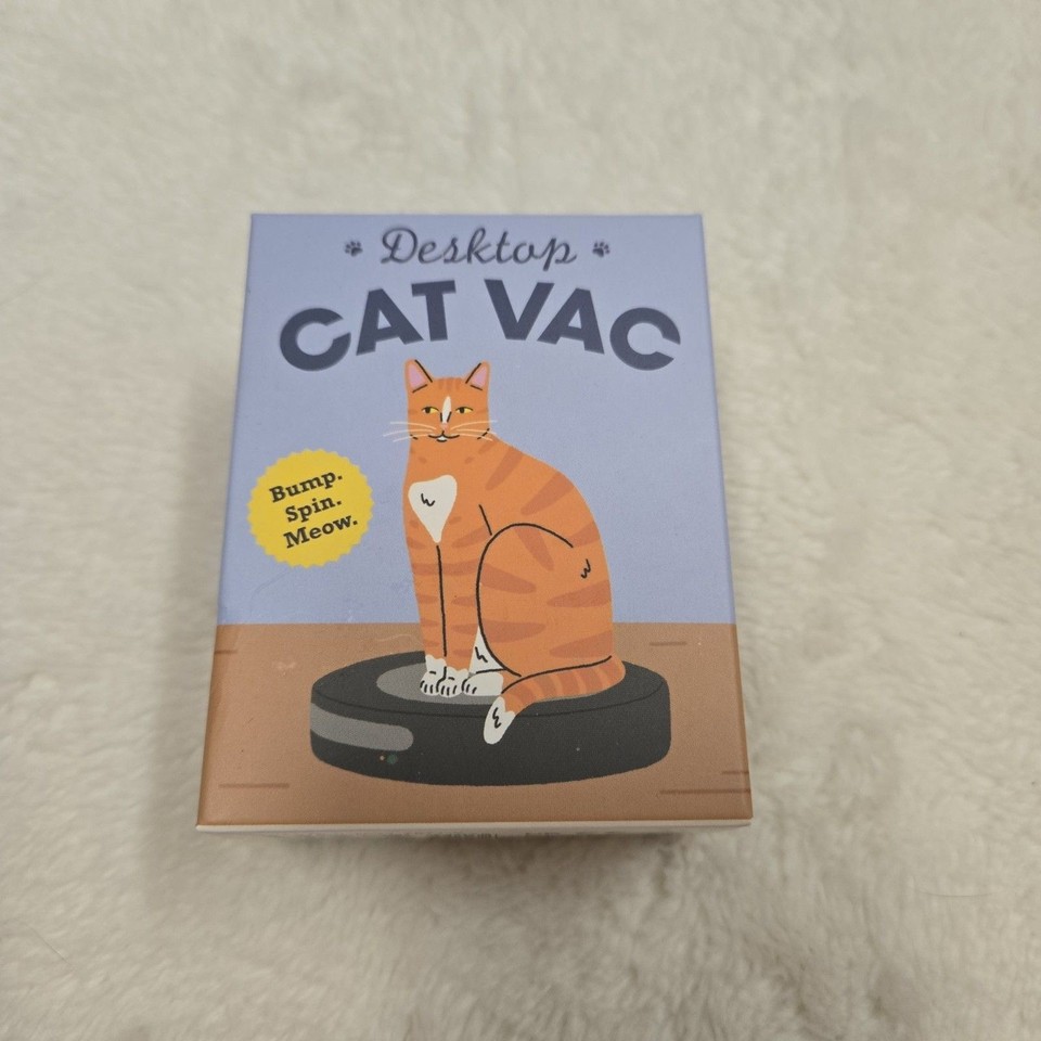 Desktop Cat Vac Wind Up Toy with Cats and Vacuums Book Running Press ...