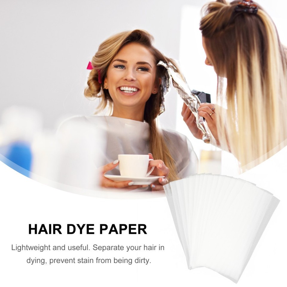 15 Sheets Hair Dye Paper Hairdressing Supplies Highlighting Strips ...