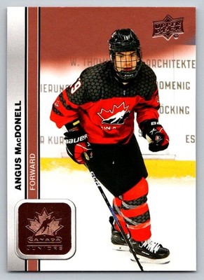 Angus MacDonell 2023-24 2023 Upper Deck Team Canada Juniors #27 Rose ...