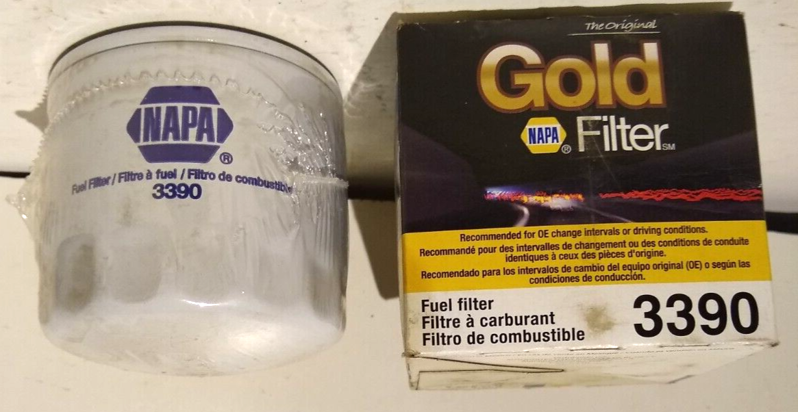 NAPA 3390 Gold Fuel Filter WIX 33390 for sale online | eBay