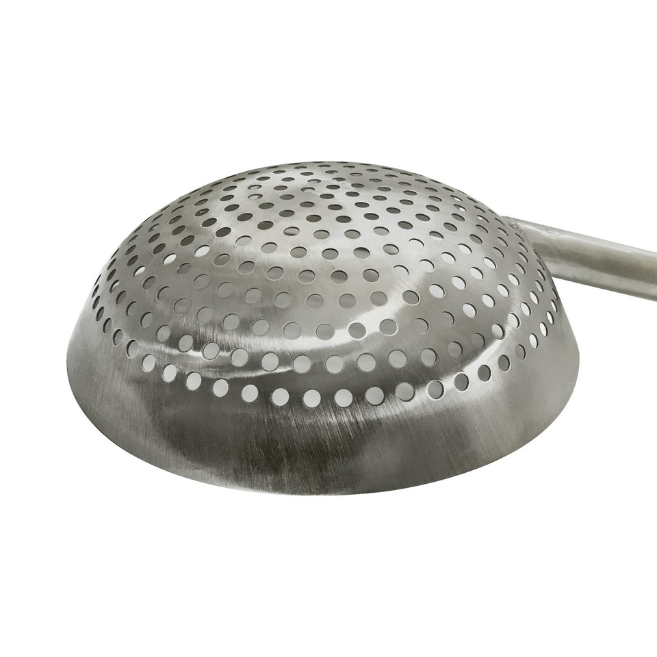 Stainless Steel Cooking Skimmer, 14" Handle, Cooking Utensils Strainer ...