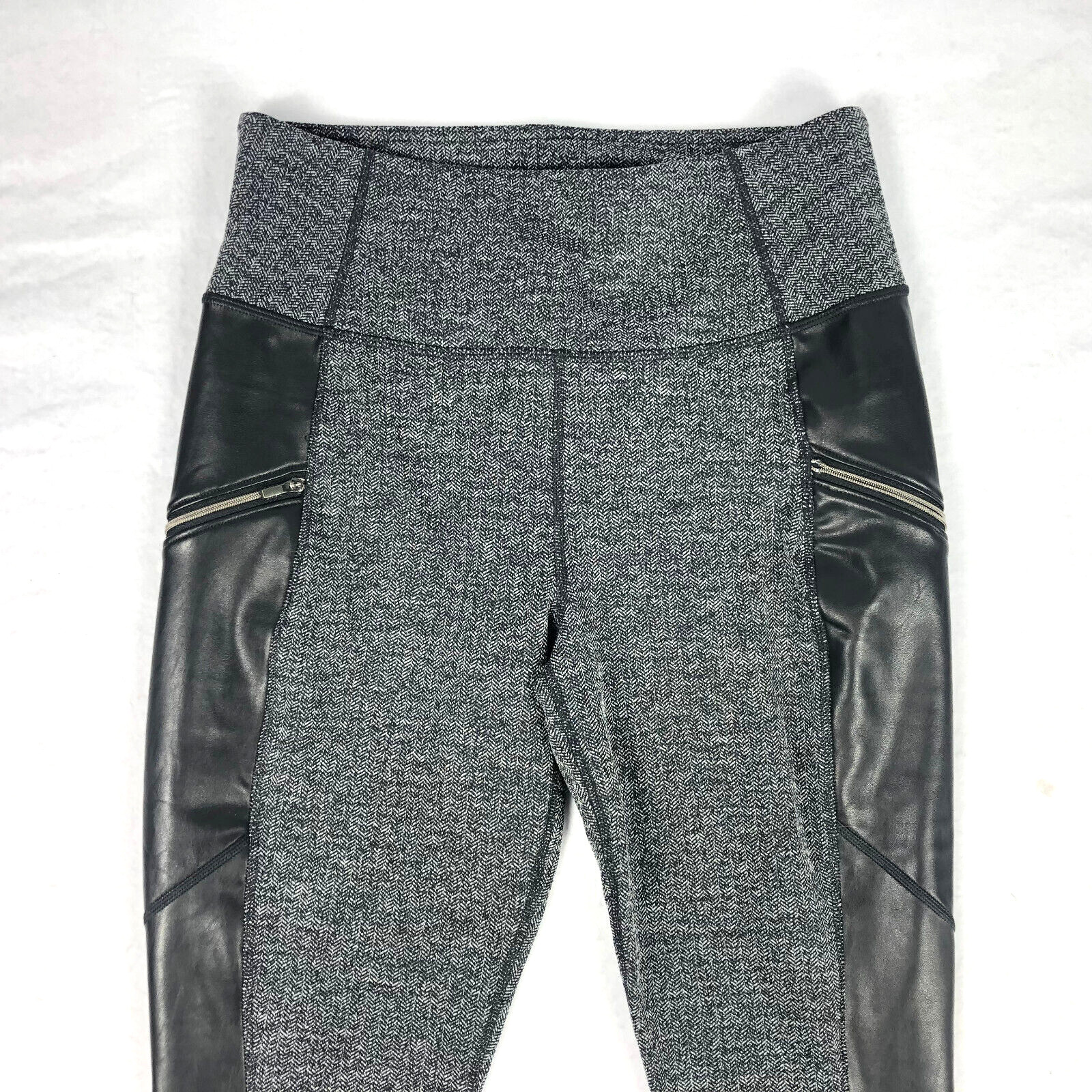 Athleta Herringbone Luxe Metro Drifter Faux Leather L… - Gem