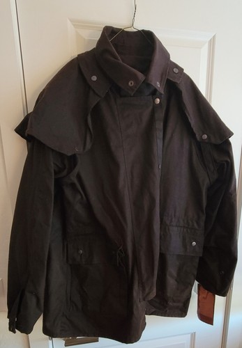Outback Trail FOXFIRE Riding Oil Skin Duster Jacket Coat Men's Large ...