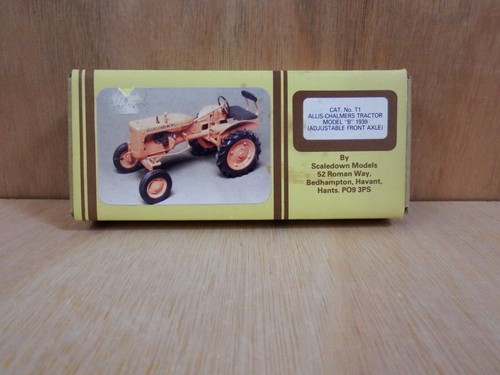 Scaledown Models 1/32 Allis-Chalmers Tractor Model "B" 1939 white metal ...