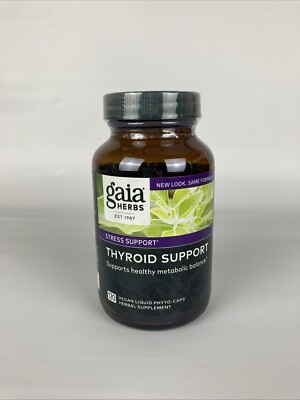 Gaia Herbs Thyroid Support 120 Vegan Liquid Phyto-Caps 751063996679 | eBay
