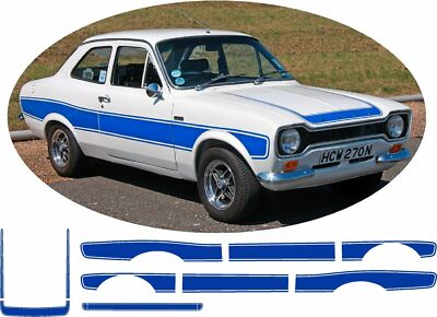 Ford Escort MK1 RS2000 AVO STICKERS STRIPE KIT DECALS VINYLS 2K AVO RS ...