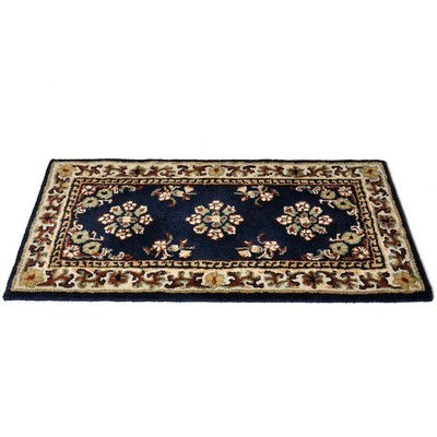 44"x22" Oriental Rectangle Wool Fire Resistant Fireplace Hearth Rug ...