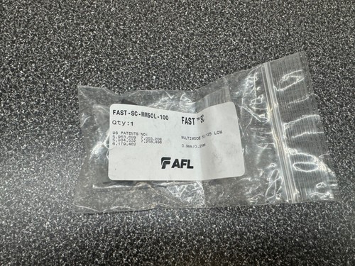 AFL FAST-SC-MM50L Fast SC Multimode Fiber Optic Connectors 50/125um | eBay