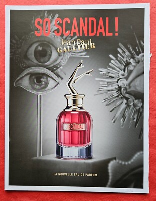 SO SCANDAL parfum Jean Paul GAULTIER - PUBLICITE 2020 - Print AD 2088 ...