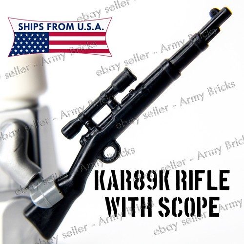 KAR98K Karabiner 98k Sniper Rifle with Scope - CUSTOM Brick Weapons Gun ...