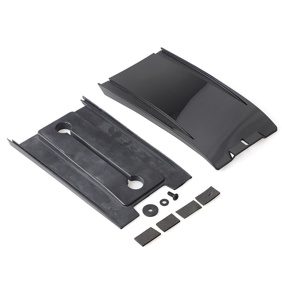 Chrome Black Lower Dash Panel Extension For Harley Fatboy Softail 2000 ...