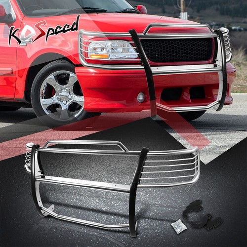 Chrome Front Bumper Brush Grille Guard for 99-04 Ford Expedition F150 ...