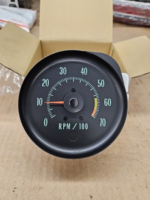 1970 Chevelle Monte Carlo El Camino Dash Tach Tachometer 6500 RPM GREEN ...