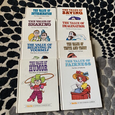 Value Tales Lot Of 8 Books Ann Donegan Johnson Vintage Homeschool | eBay