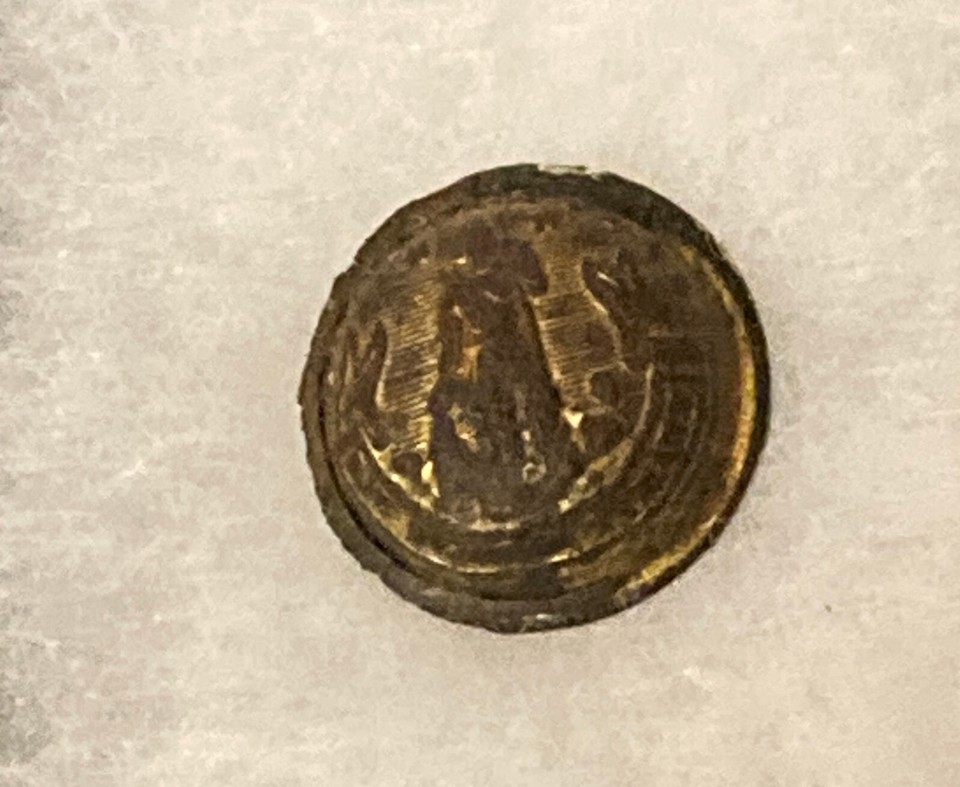 CSA STAFF BUTTON EXCAVATED IN CENTRAL VIRGINIA | eBay