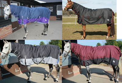 Heavyweight Horse Turnout Rug, 350g Rhinegold Aspen Combo, Full Neck ...